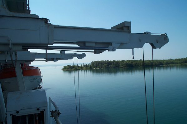 Telescopic davits for cruise vessels - Navim Group